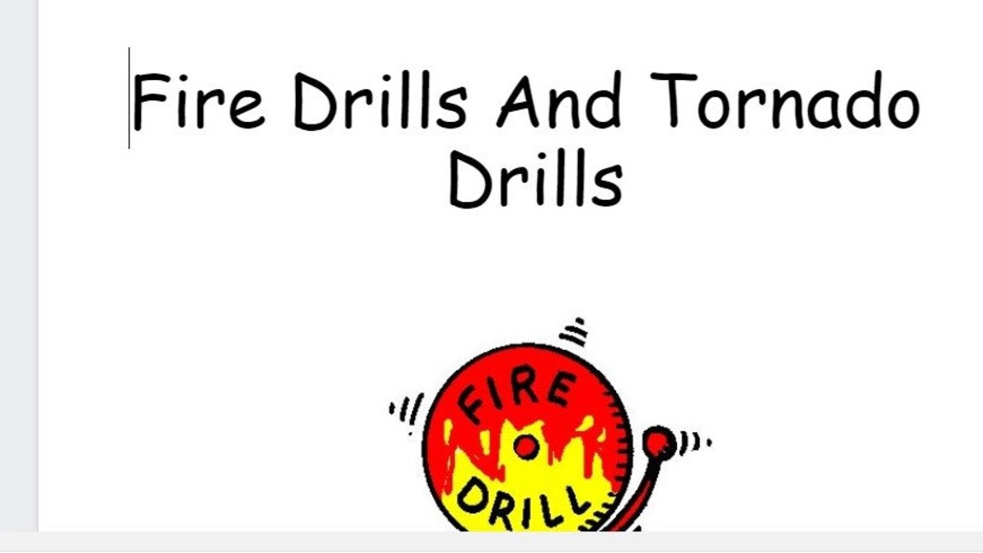 Fire Drill and Tornado Drill Social Story Autism ABA - Etsy