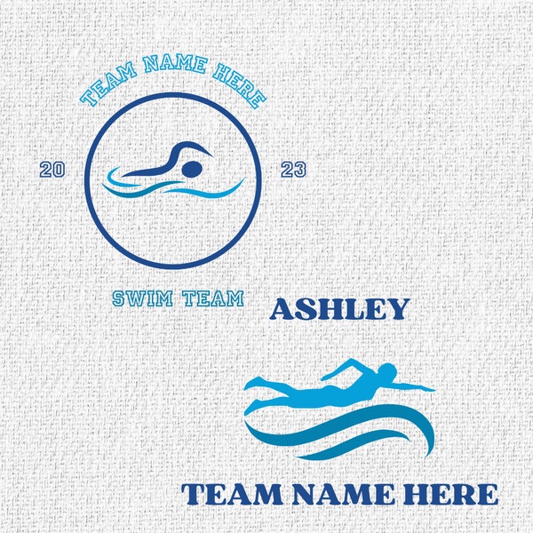 Swim Team Logo Shirt - Etsy