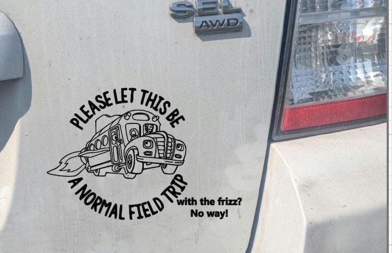 Magic School Bus Window Decal - Etsy
