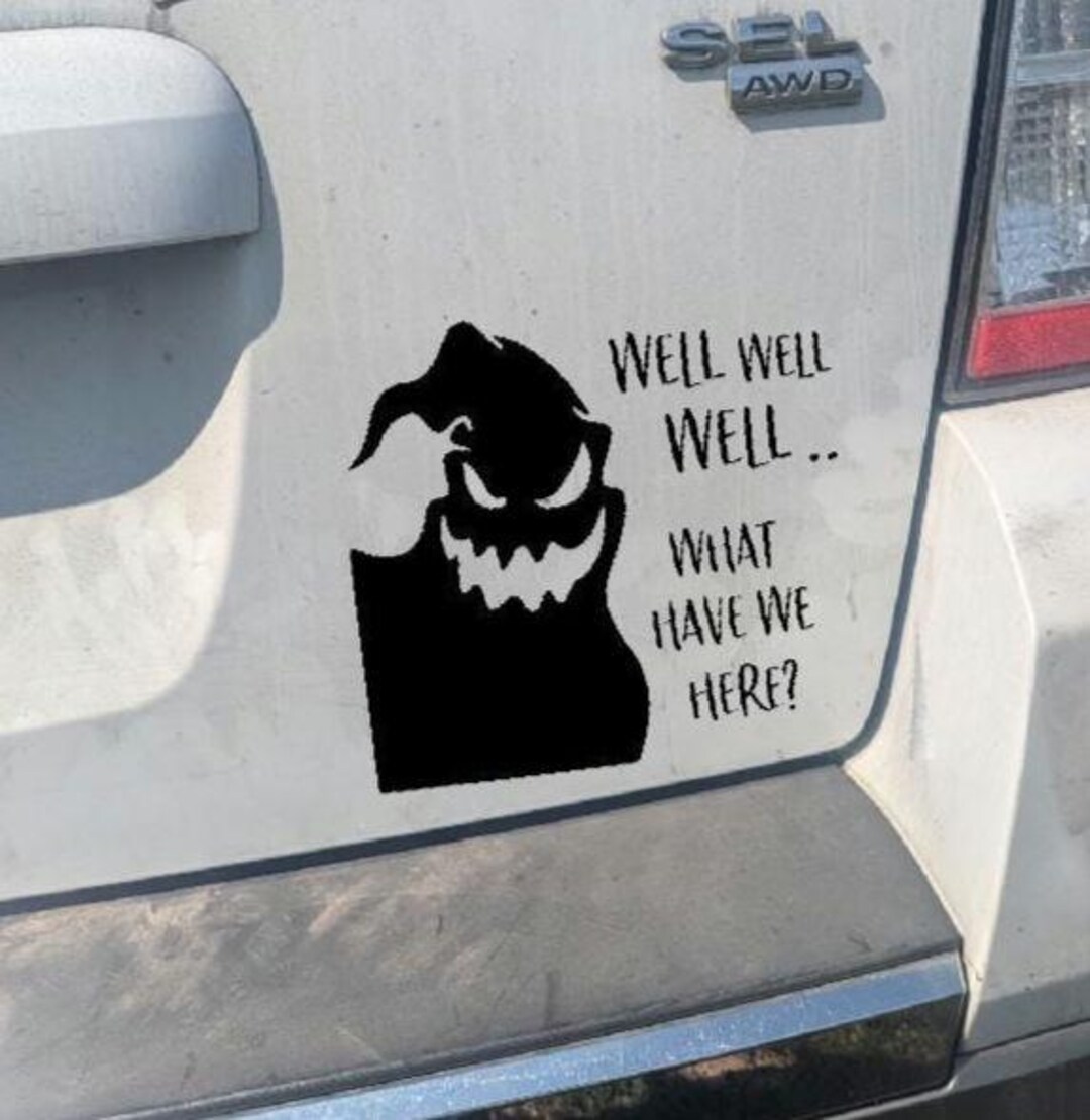 Oogie Boogie Window Decal - Etsy