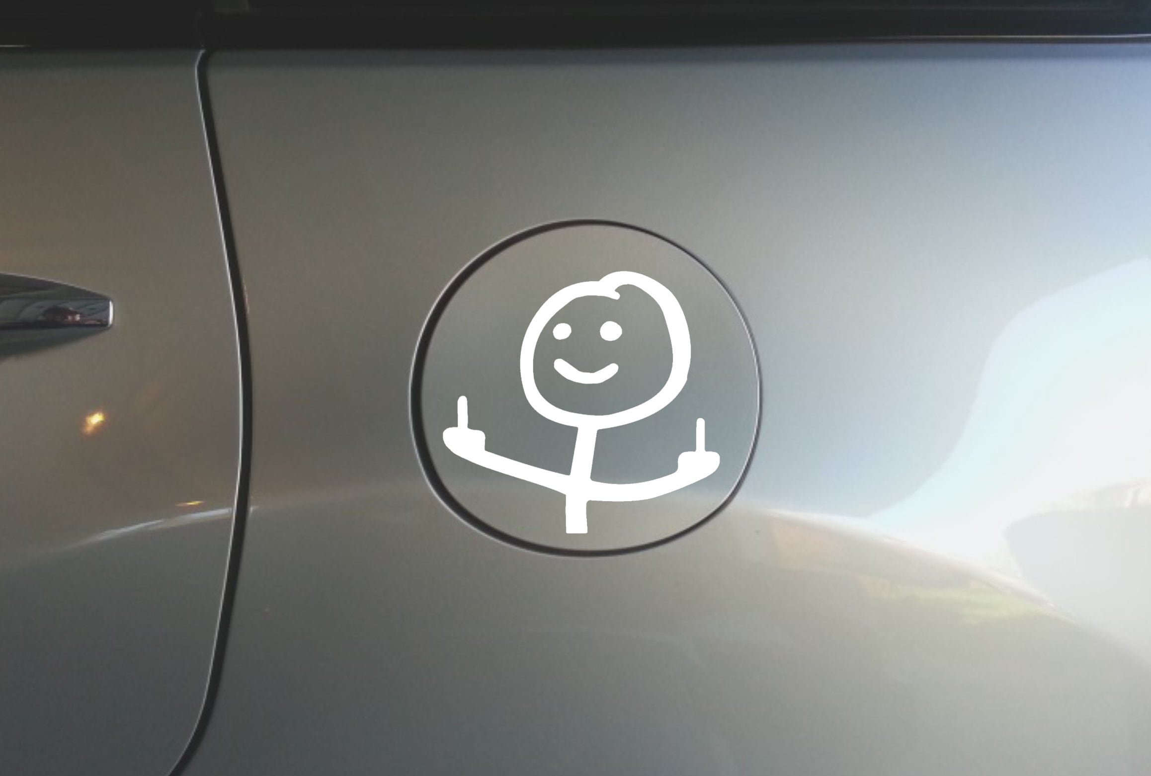 Fck You Funny Meme Decal Large Vinyl Sticker for Cars, Trucks, Windows ...