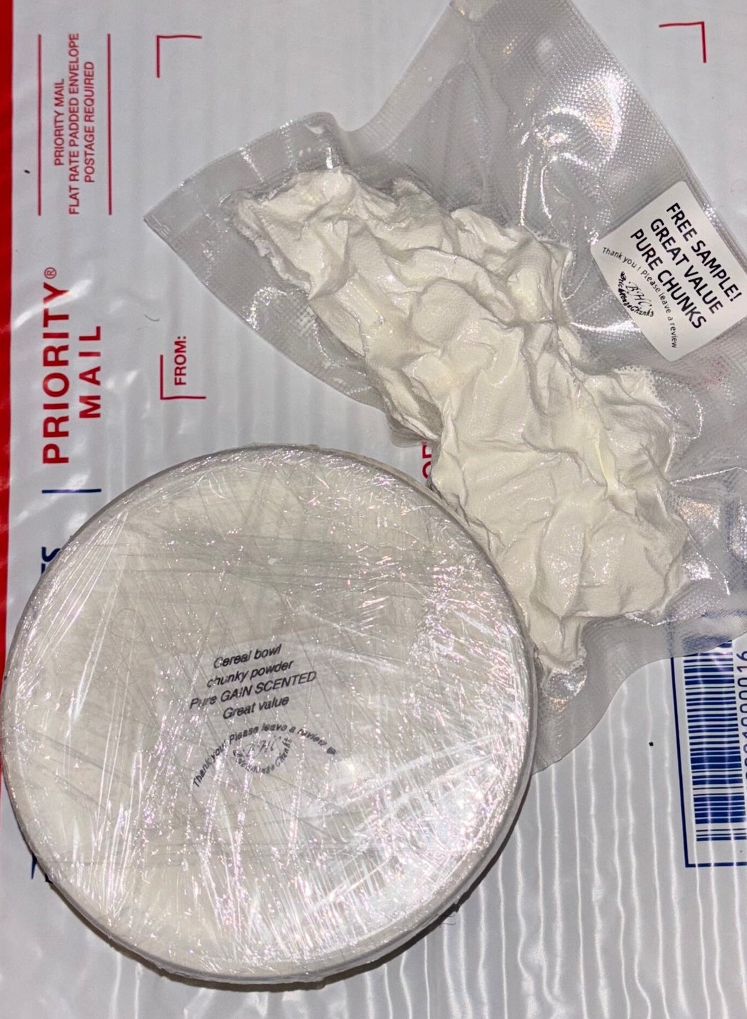 NEW CEREAL Bowl Chunky Powder corn Starch Chunks and Powder large - Etsy