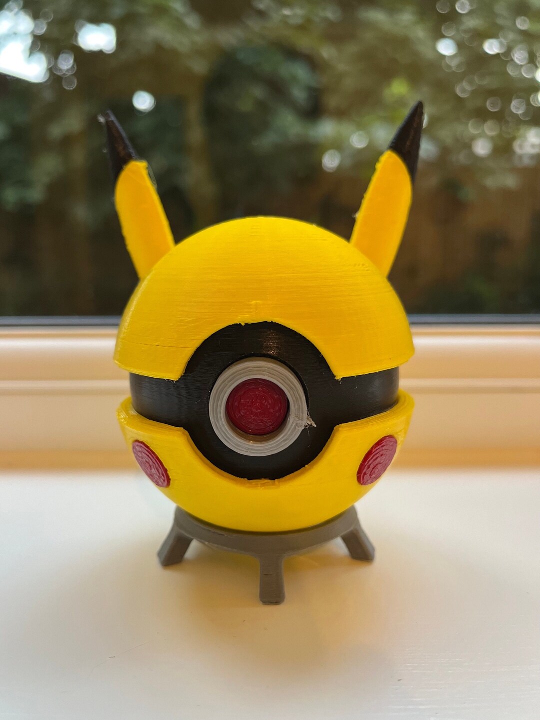 Pikachuball Pikachu Pokeball 3D Printed - Etsy