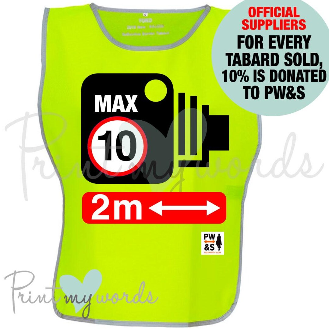 2025 Official PW&S High Visibility Hi Vis Equestrian Reflective Vest ...