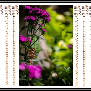 18 Long Electroculture Plant Stakes With SOIL COIL Range Extender. Pack ...