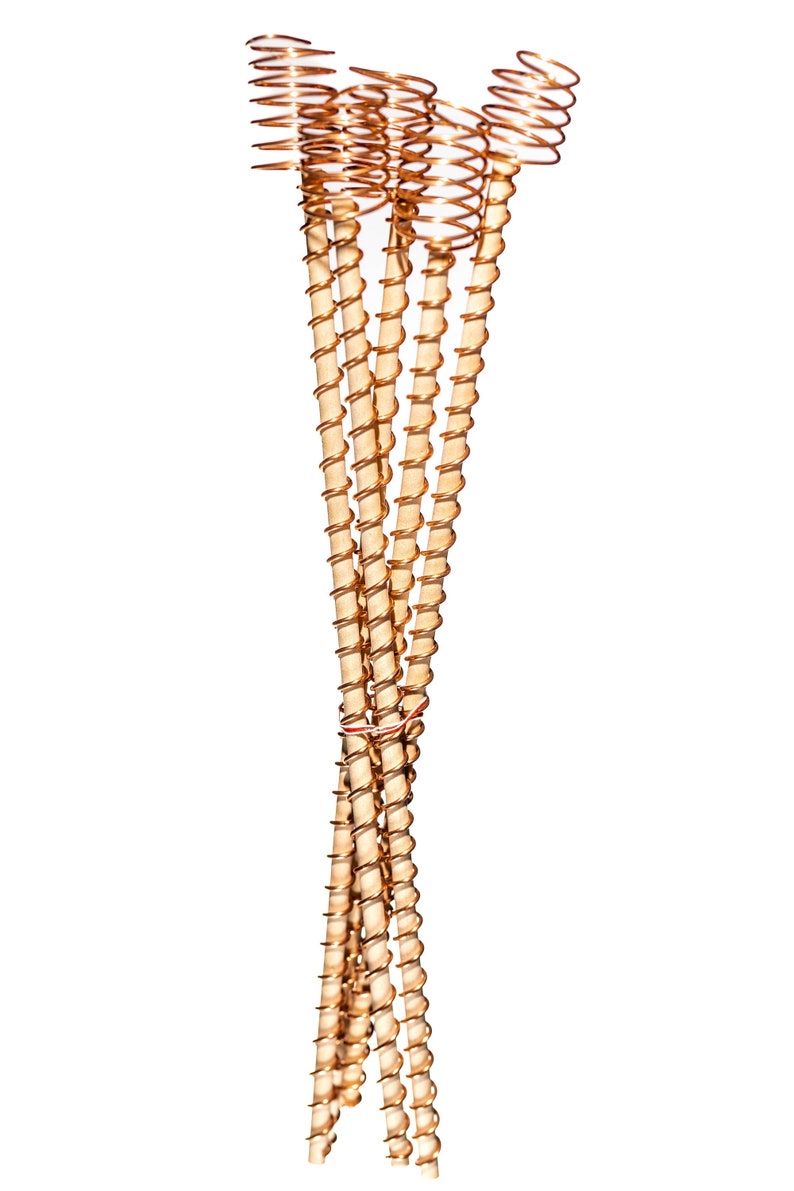 18 Long Electroculture Plant Stakes With SOIL COIL Range Extender. Pack ...