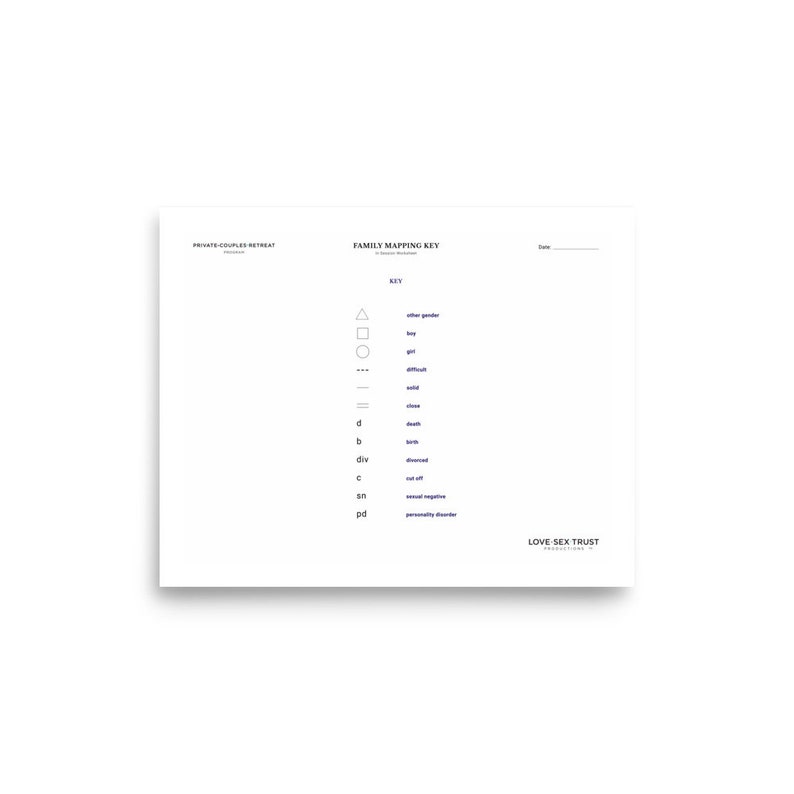 Psychological Print Large Diagram Horizontal Landscape Therapy Chart ...