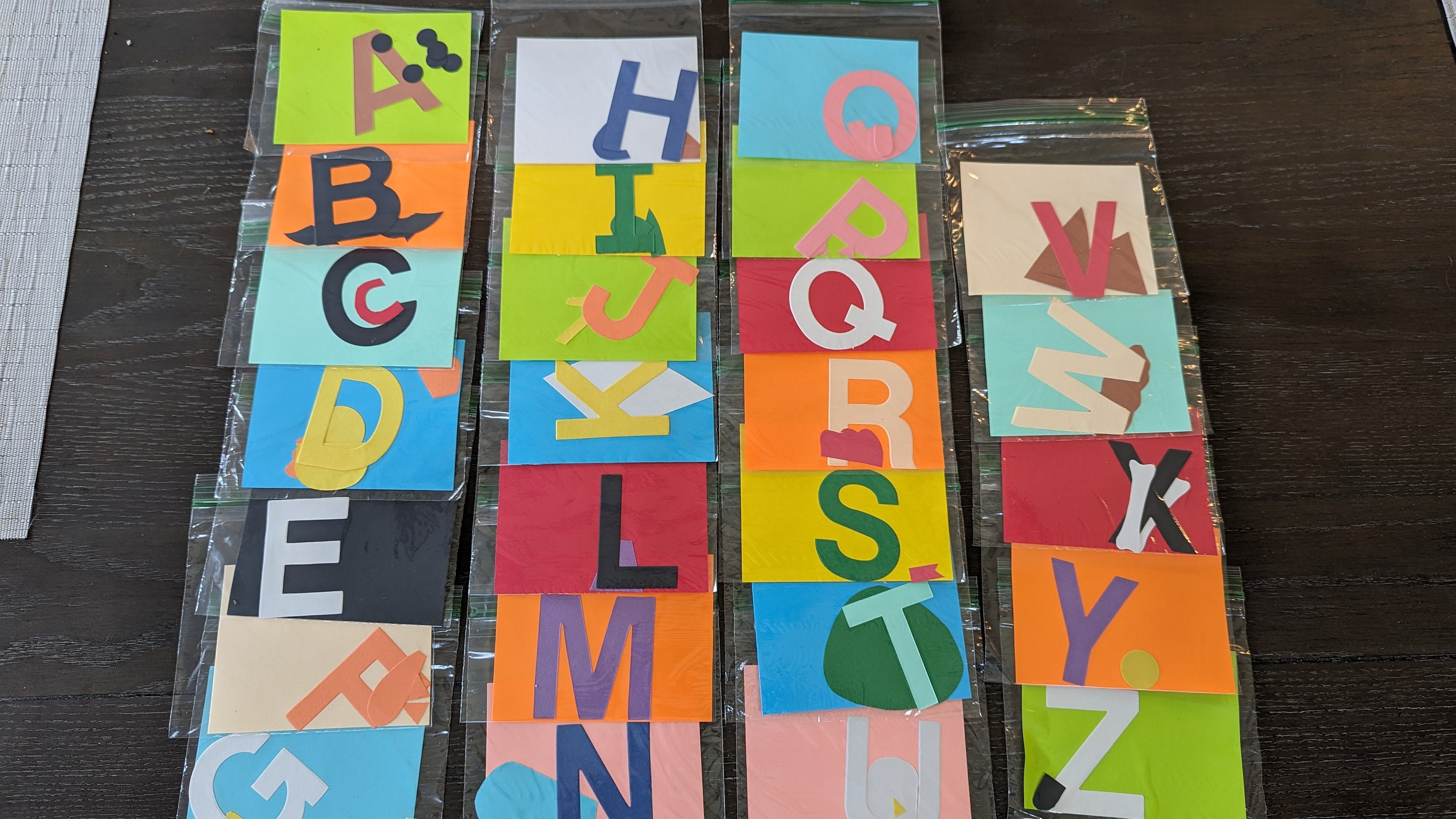 Letter Craft Kit - Capital Letters - Etsy