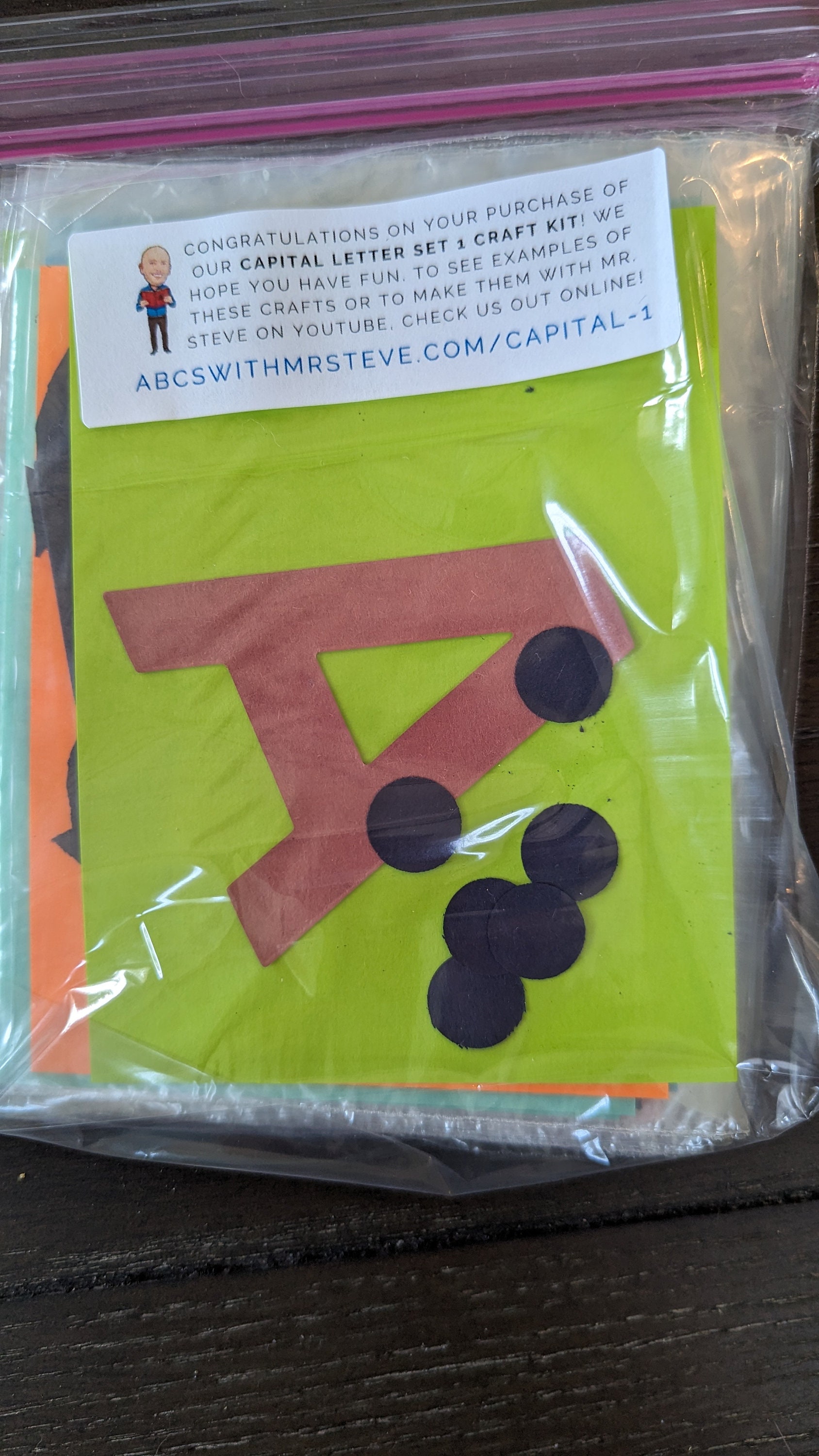 Letter Craft Kit - Capital Letters - Etsy
