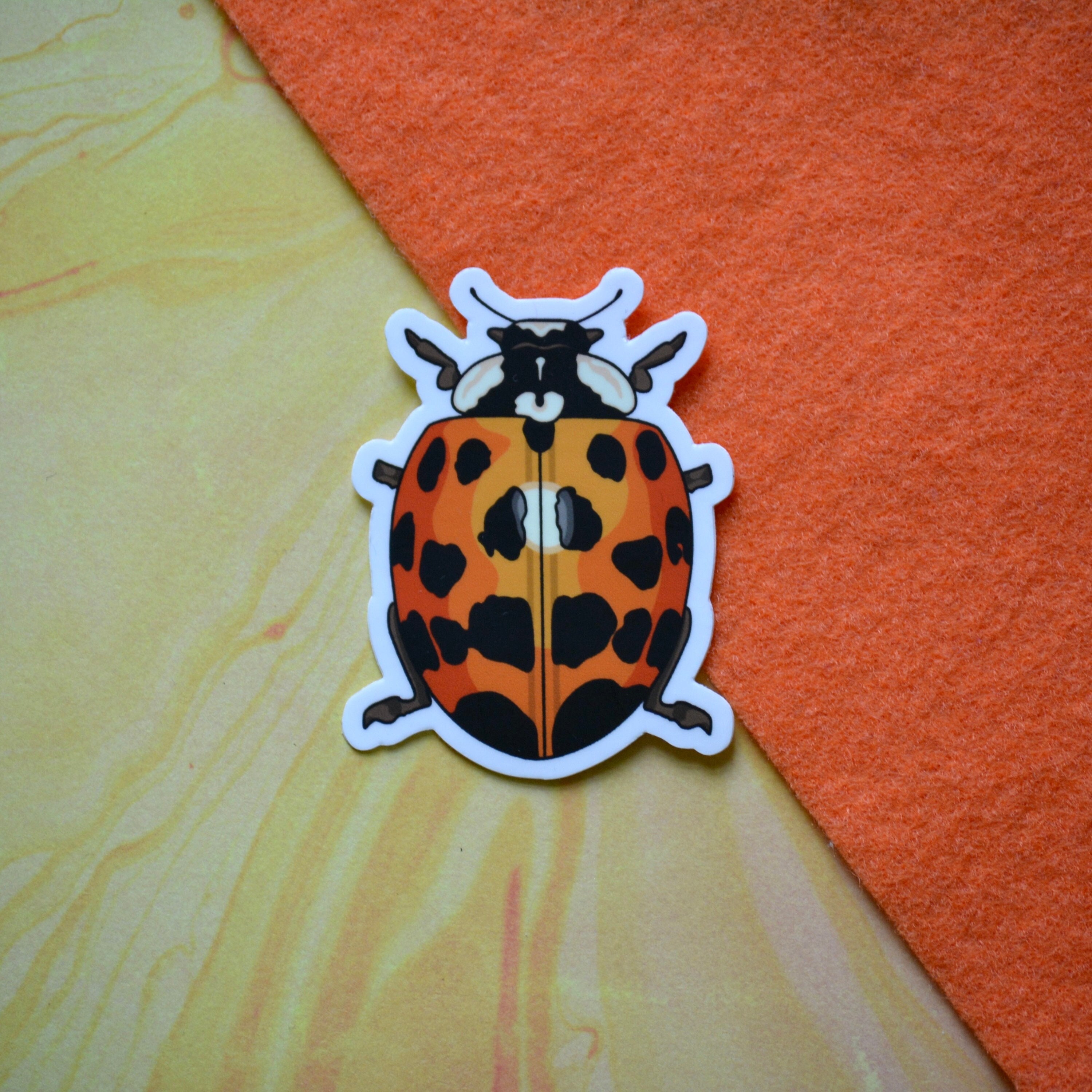 Ladybug Vinyl Waterproof Sticker Decal - Etsy