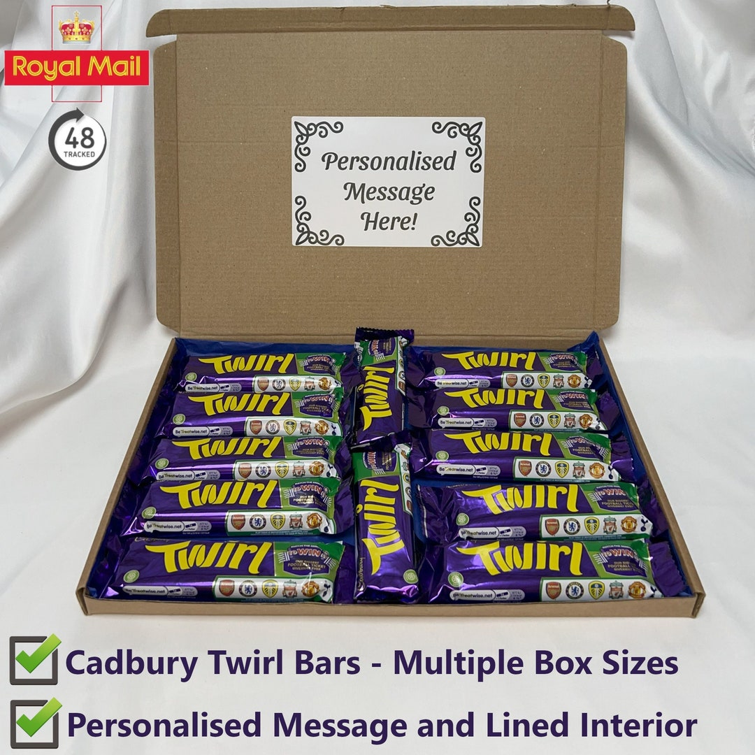 Cadbury Twirl Chocolate Gift Box | Chocolate Hamper Box | Personalised ...