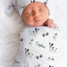Personalized French Bulldog Swaddle Set Frenchie Baby Shower Gift ...
