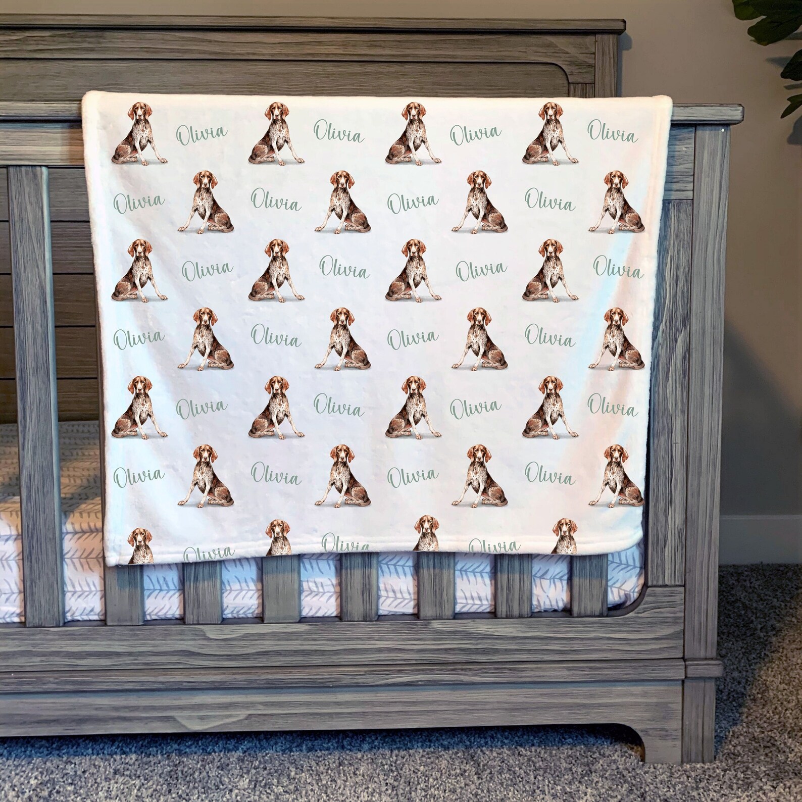 Personalized GSP Baby Blanket With Name, Custom GSP Blanket, Baby ...