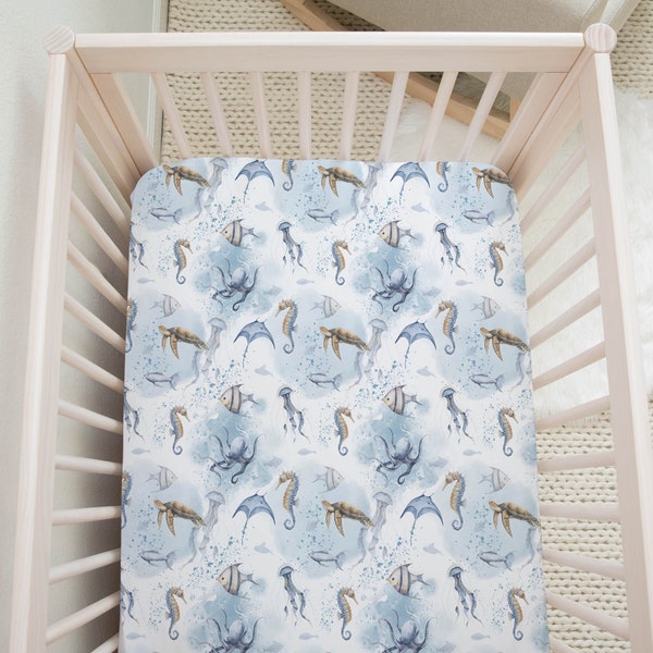 Under the Sea Crib Sheet - Etsy
