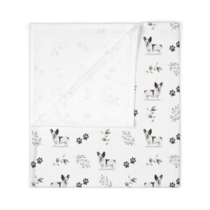 Personalized French Bulldog Swaddle Set Frenchie Baby Shower Gift ...