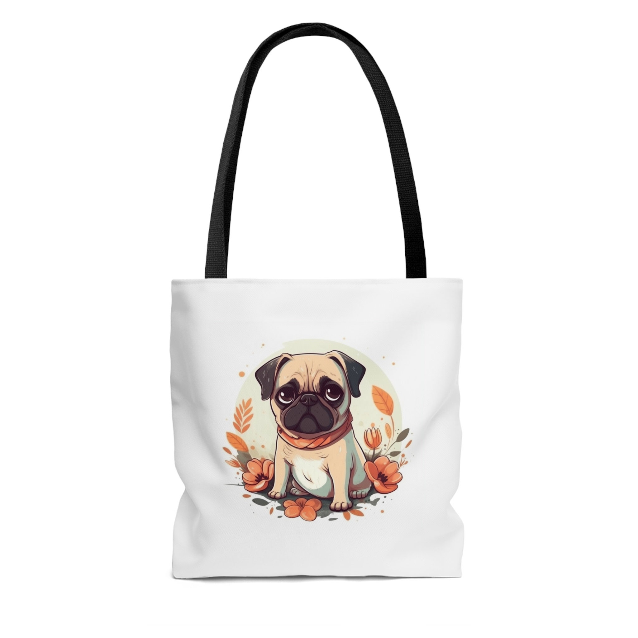 Cute Pug Tote Bag All Sizes - Etsy