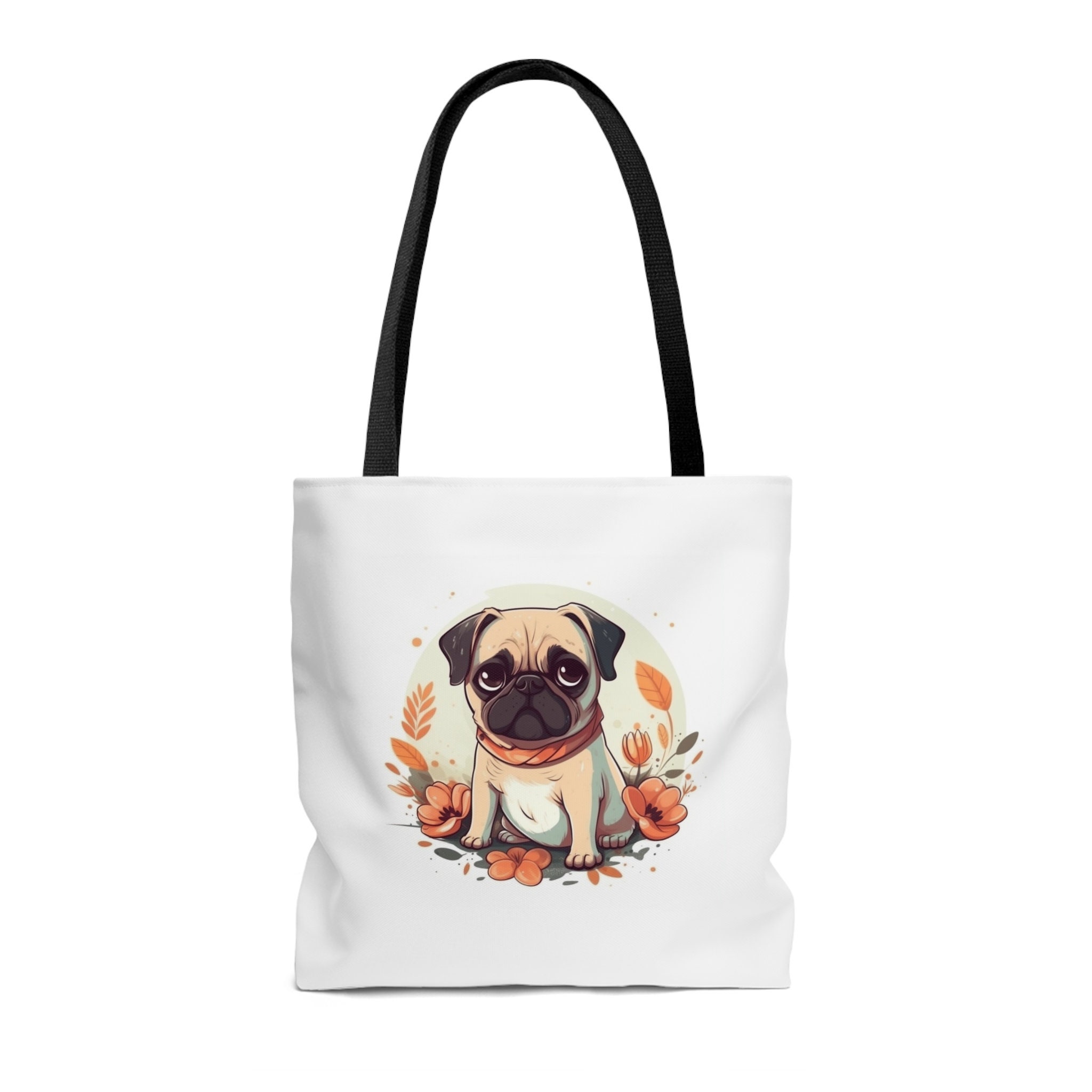 Cute Pug Tote Bag All Sizes - Etsy