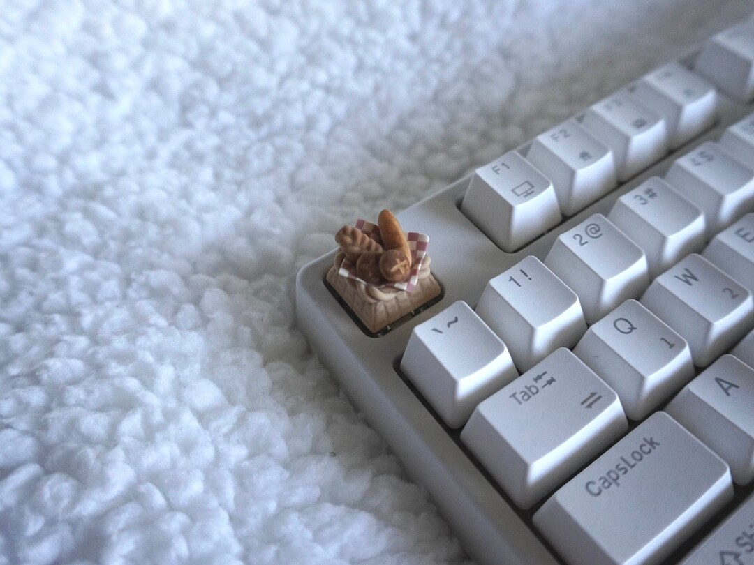 Baked Bread Basket Artisan Keycap for Mechanical Keyboards Handmade ...