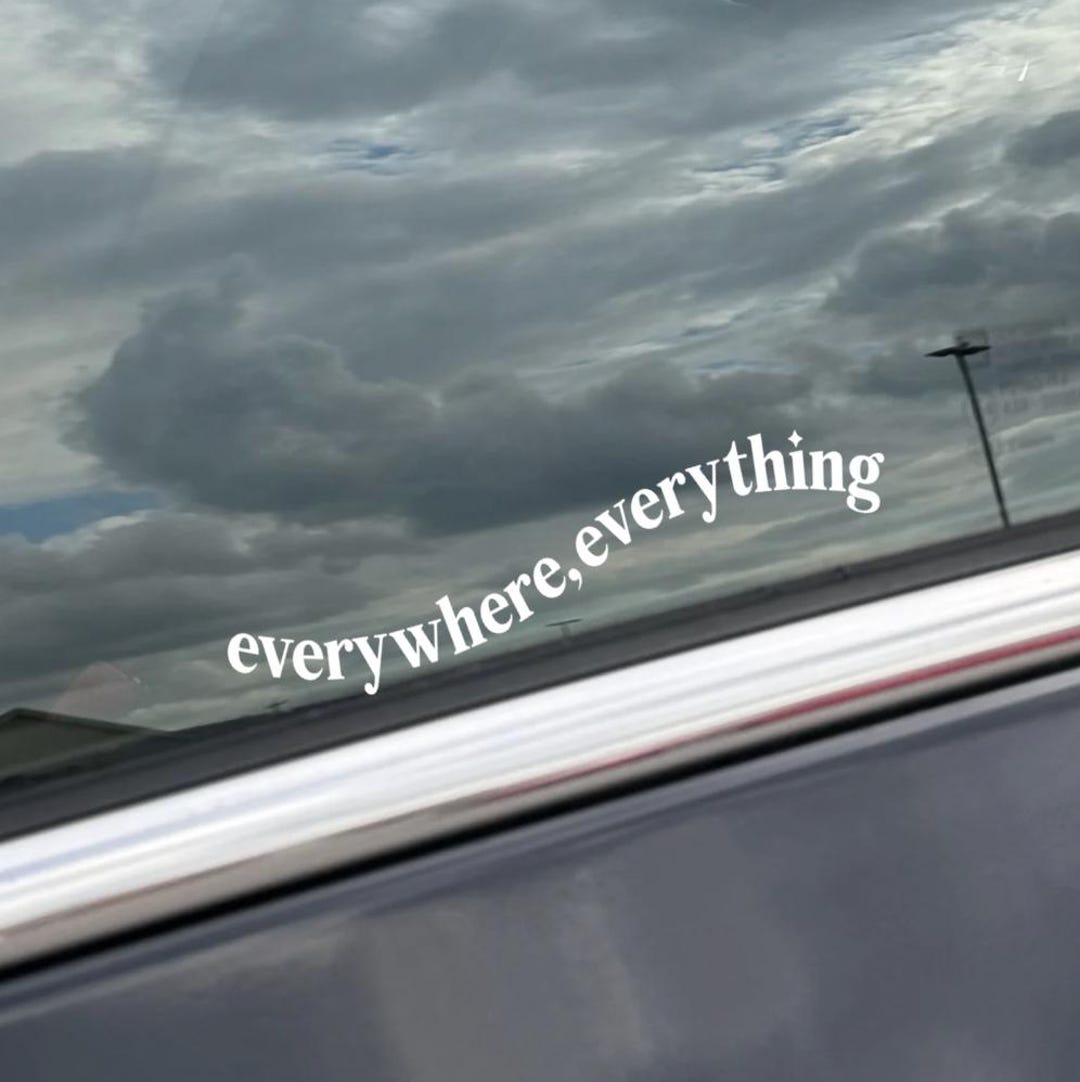 Everywhere Everything Quote Vinyl Decal - Etsy