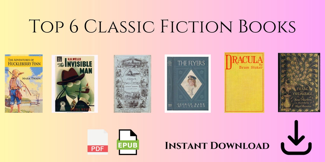 Top 6 Classics: Timeless Fiction Collection - Etsy