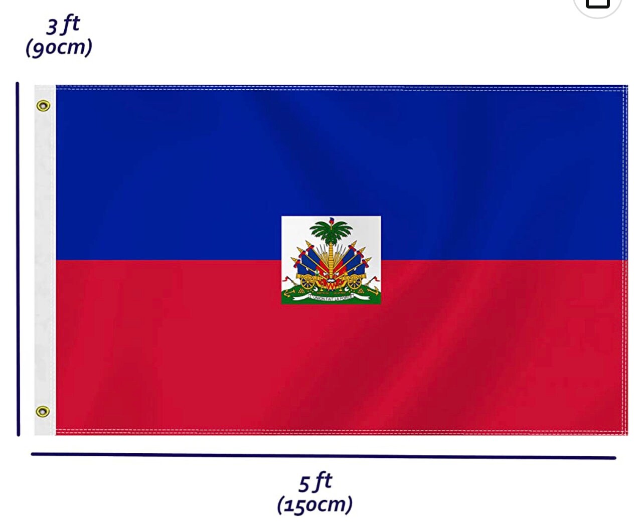 Haitian Flag - Etsy
