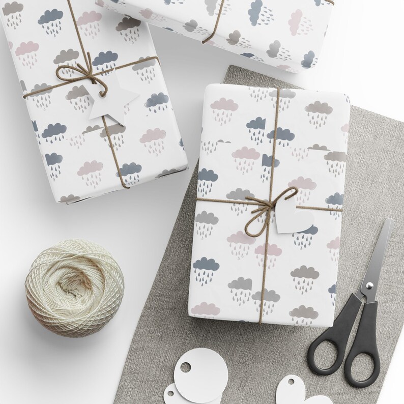 Stormy Clouds Wrapping Papers - Etsy