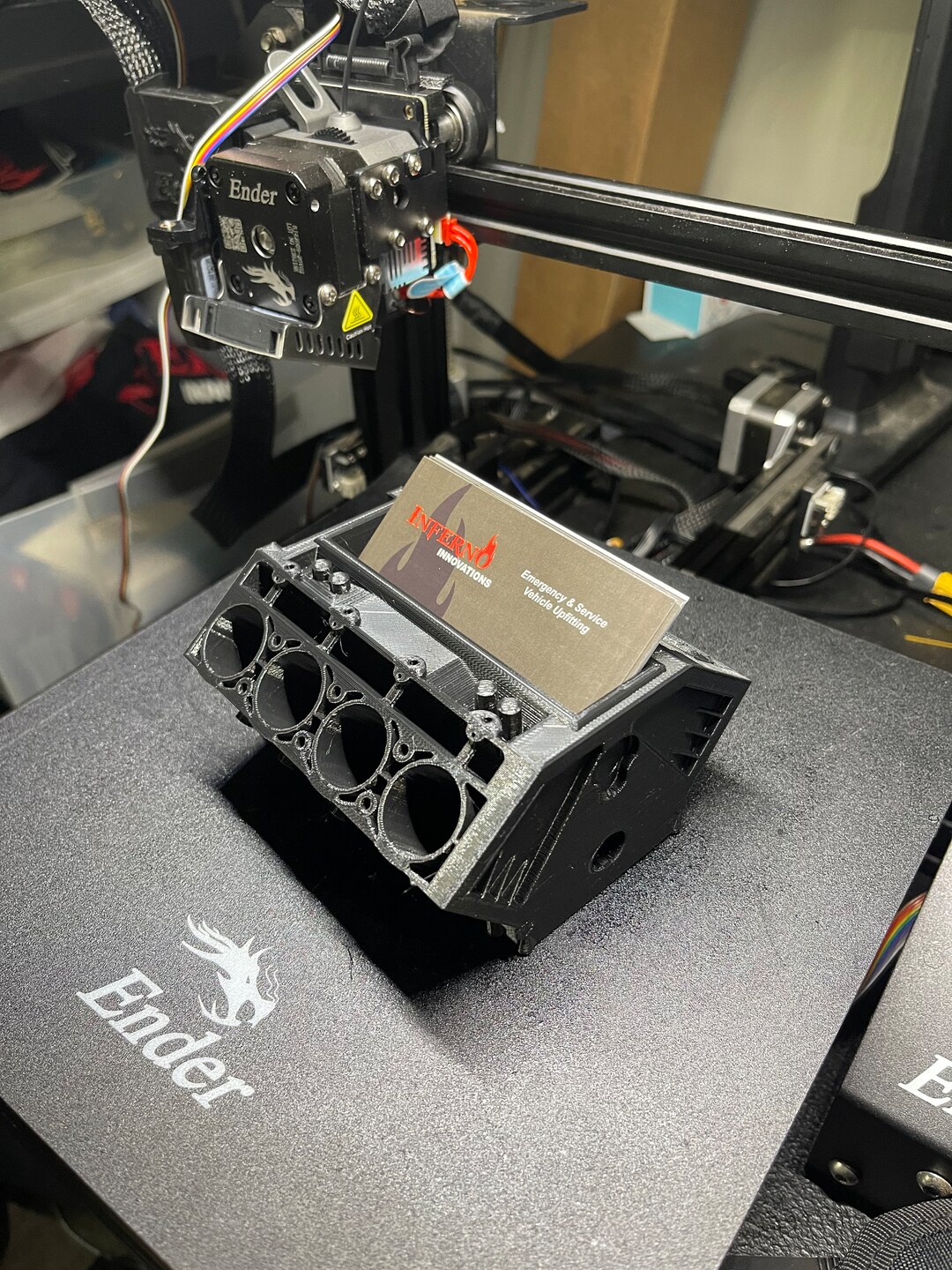 3D Printed Engine Business Card Holder - Etsy Australia
