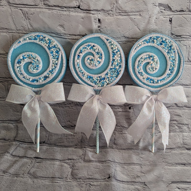Blue Lollipops - Etsy