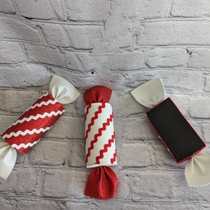 Christmas Faux Candies, a Set of Three of Candy Candy Themed Candies ...