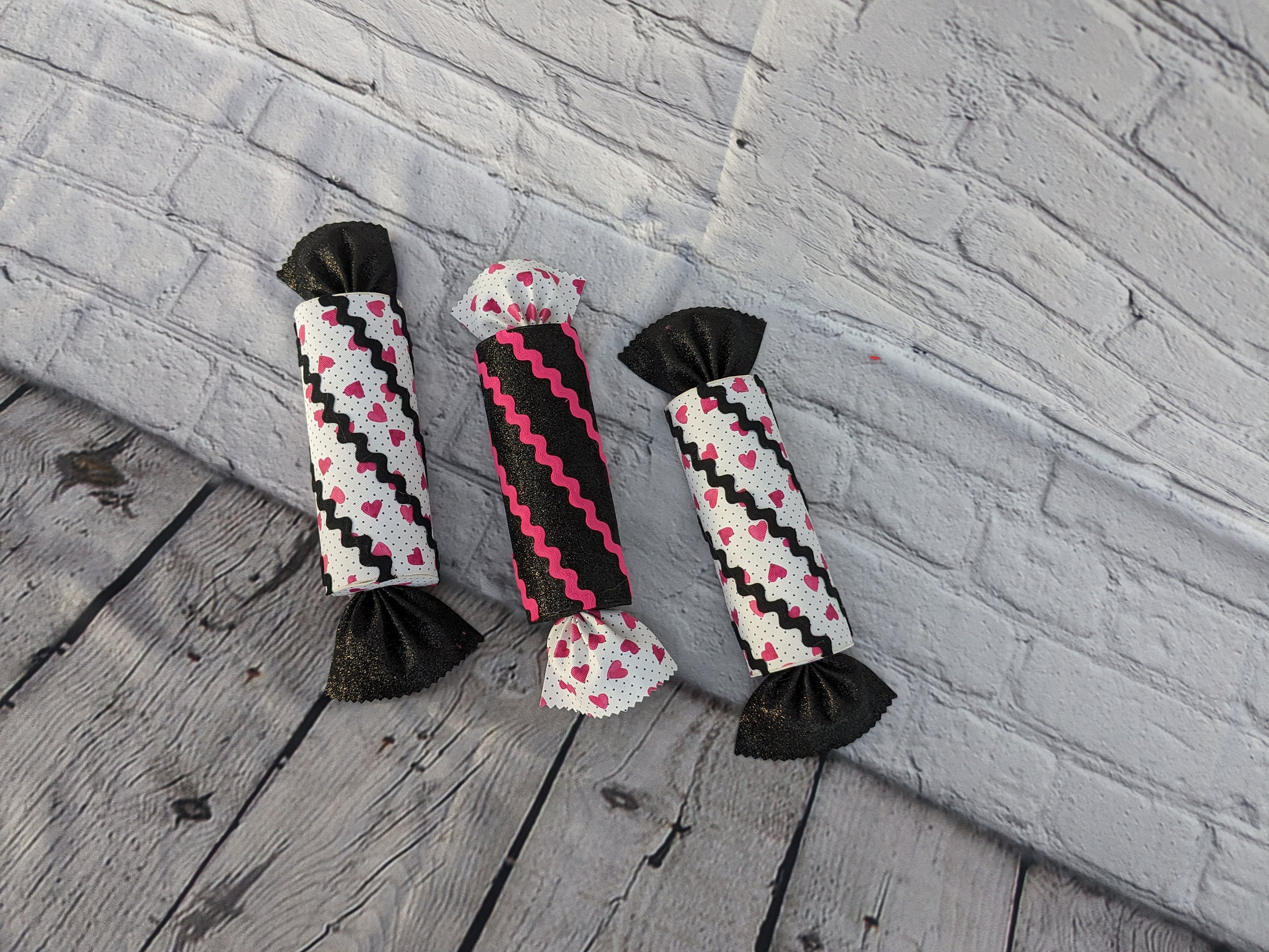 Valentine's Day Faux Candies, a Set of Three of Coordinated Candies for ...