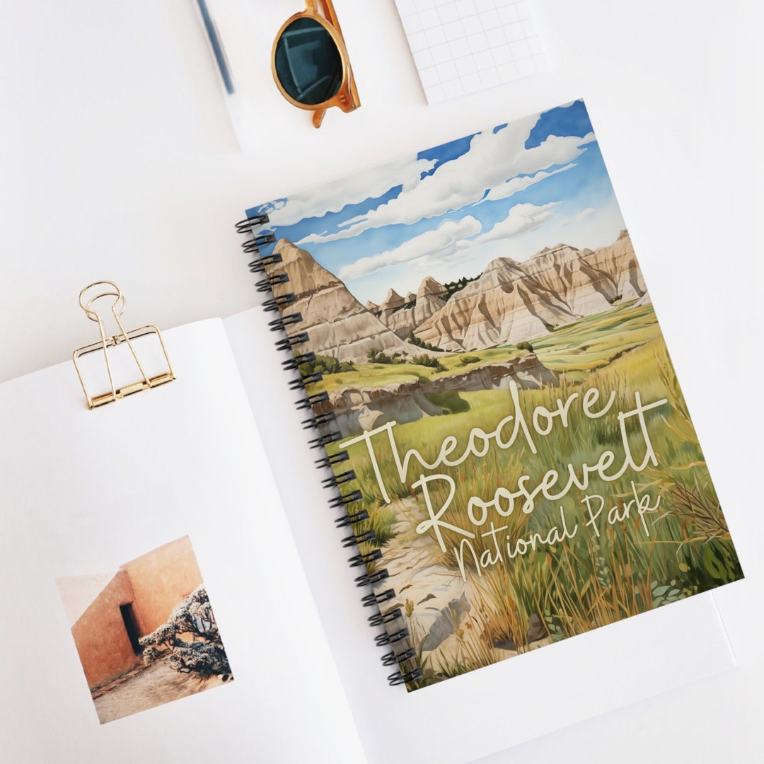 Theodore Roosevelt National Park Small Journal, 7x6 Spiral Notebook ...