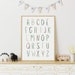Educational Alphabet Poster Printable Alphabet for Nursery Alphabet ...