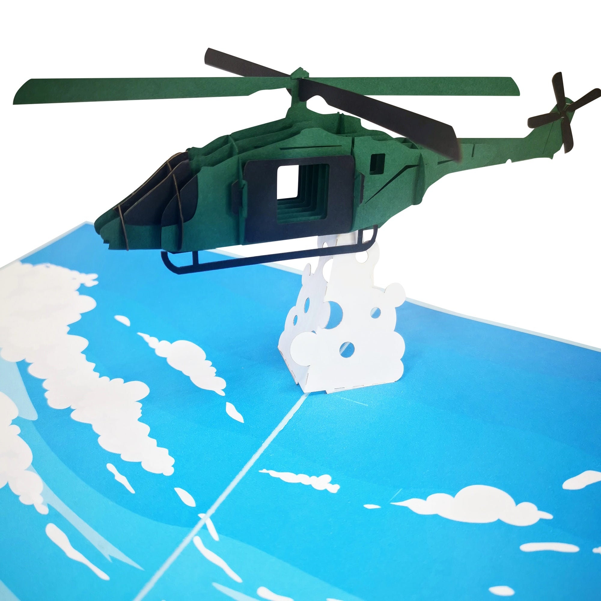 Military Helicopter Pop-up Card - Etsy