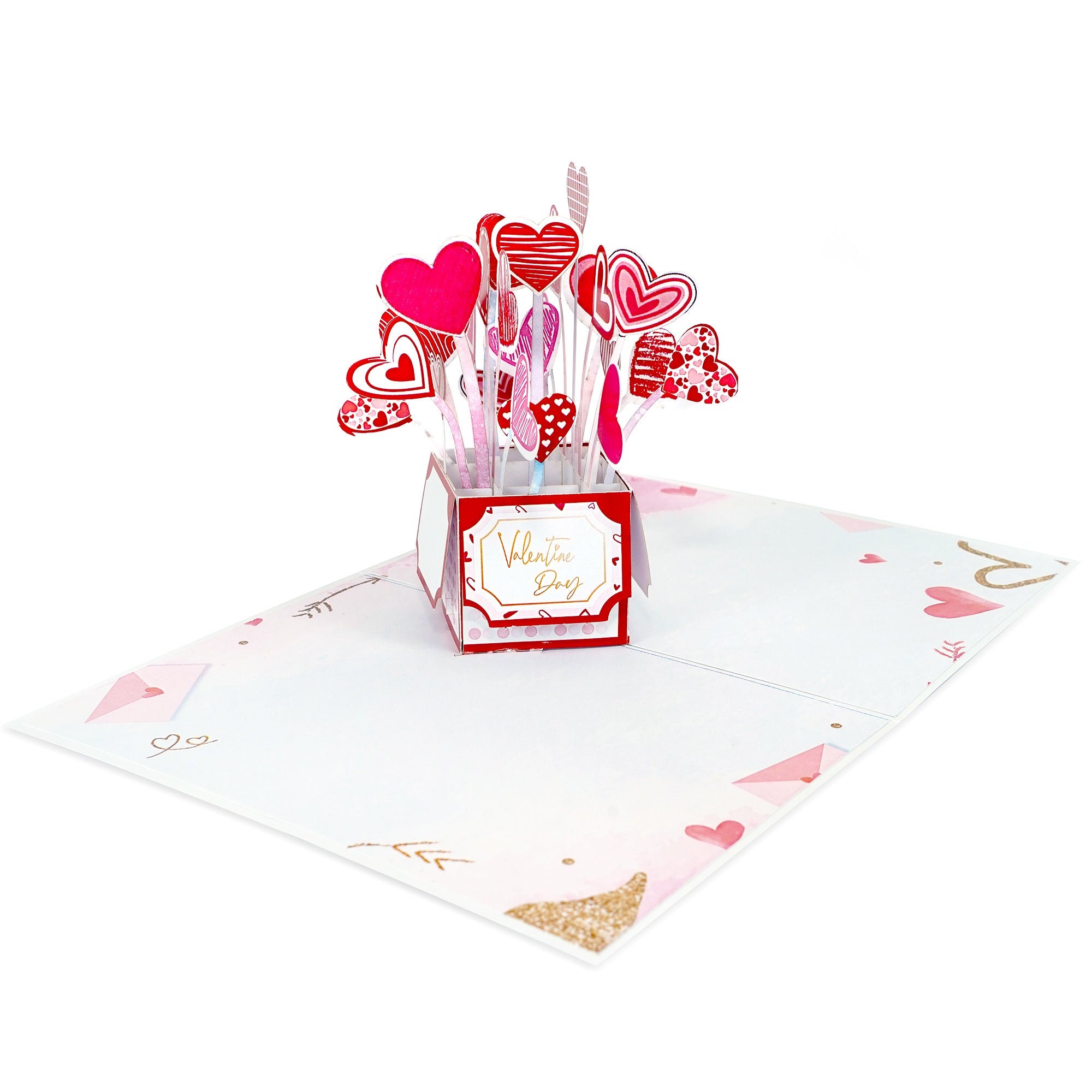 Heart Balloon Valentine Box Pop-up Card - Etsy