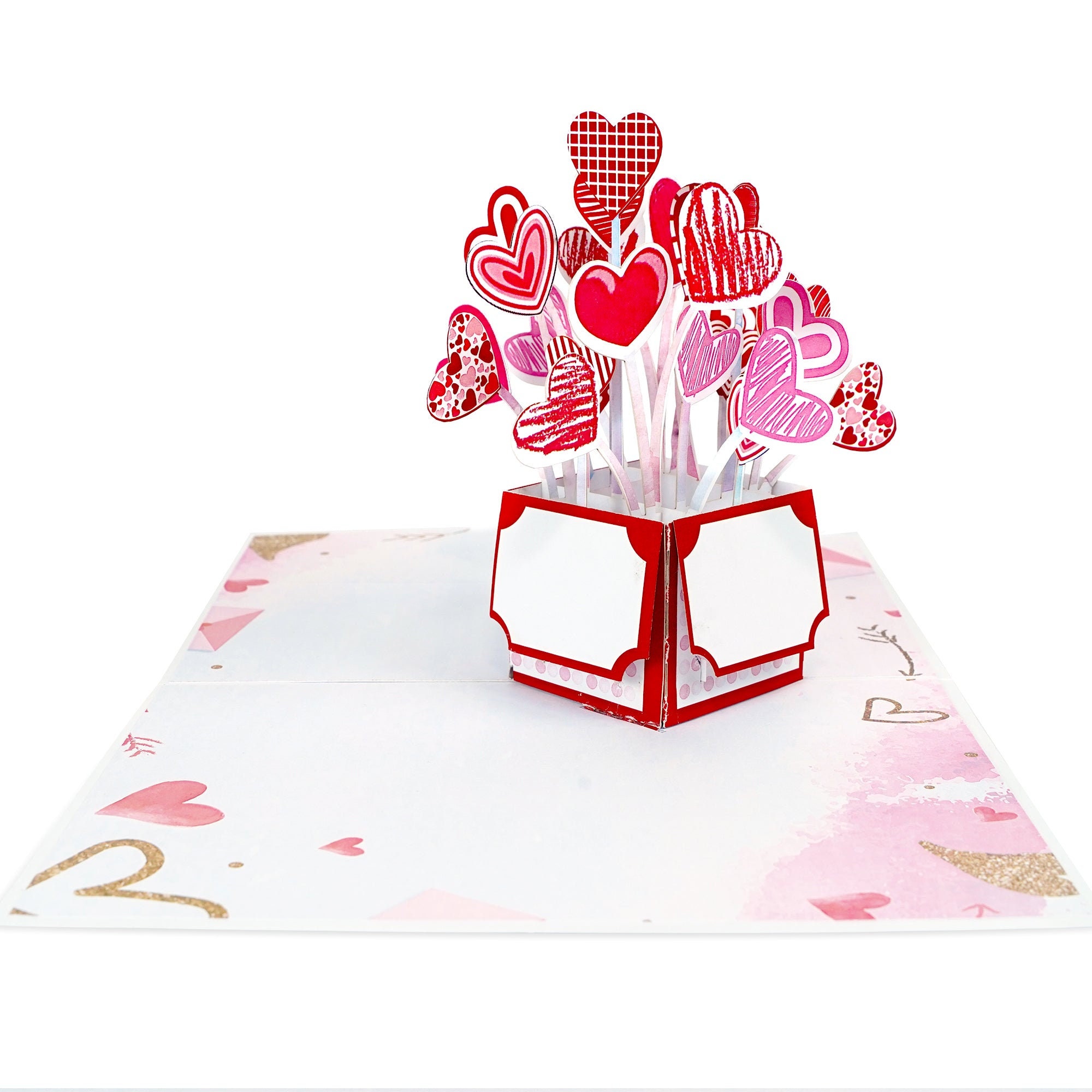 Heart Balloon Valentine Box Pop-up Card - Etsy