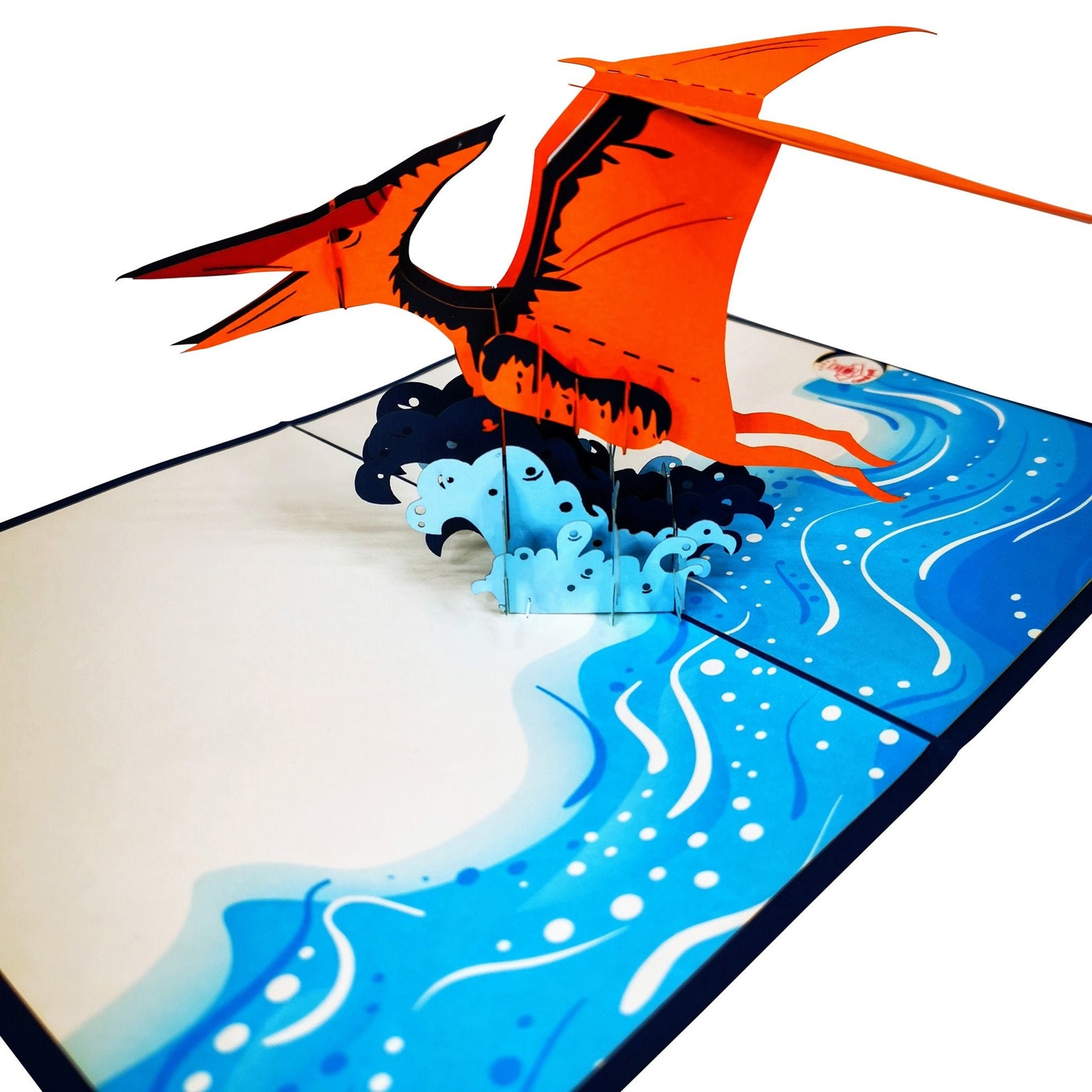 Pterodactyl Dinosaur Pop-up Card - Etsy