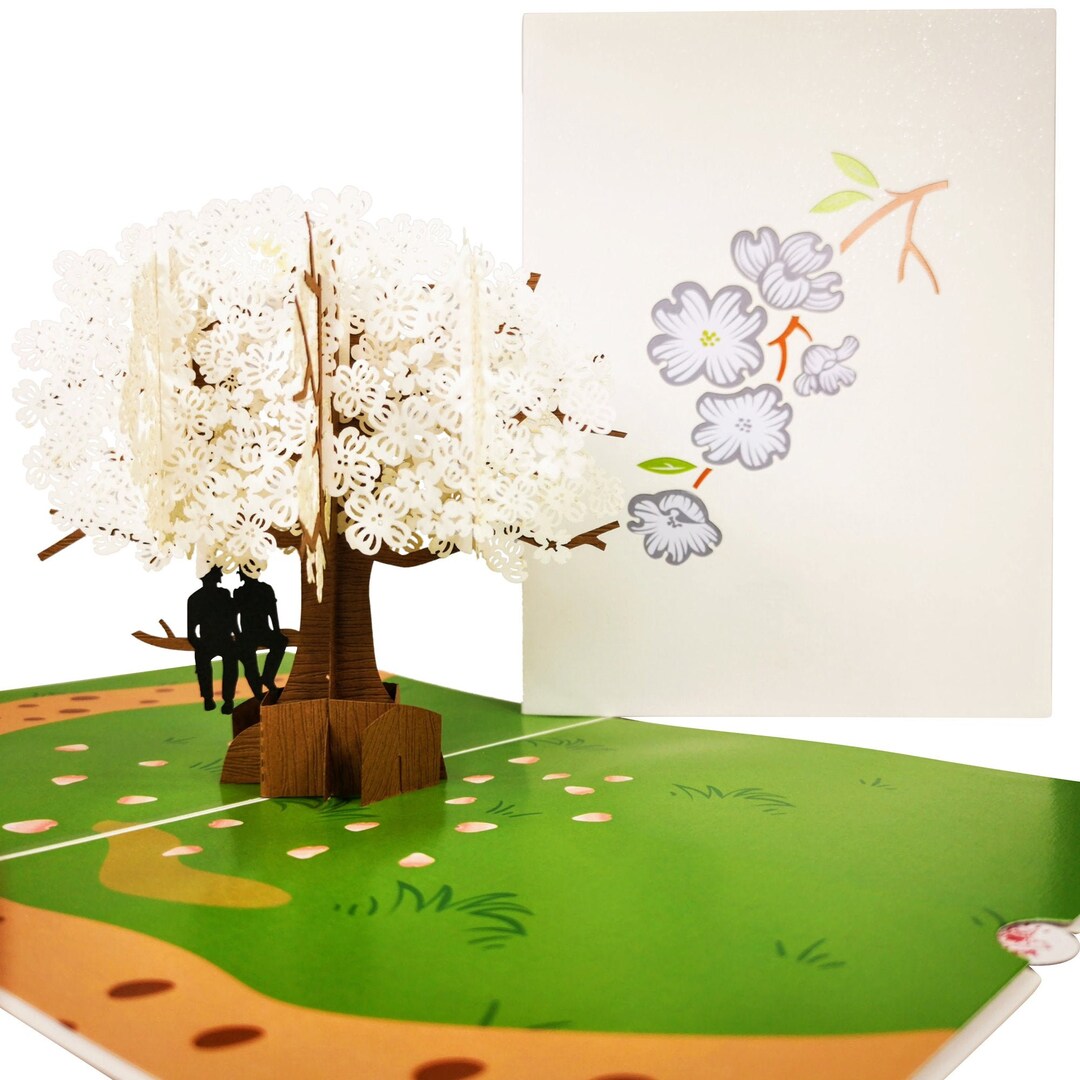 Male & Male Romance Scene Pop-up Card - Etsy