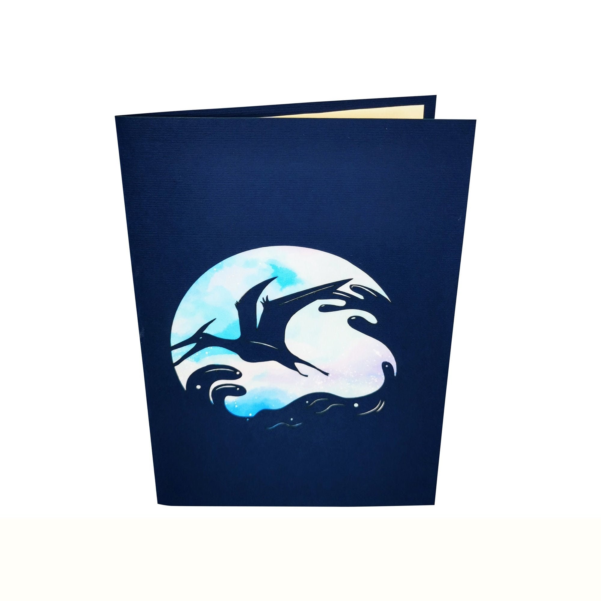 Pterodactyl Dinosaur Pop-up Card - Etsy