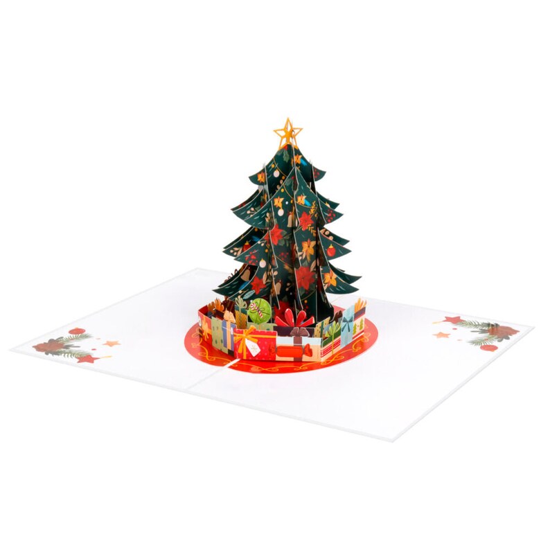 Christmas Tree With Presents Pop-up Card - Etsy