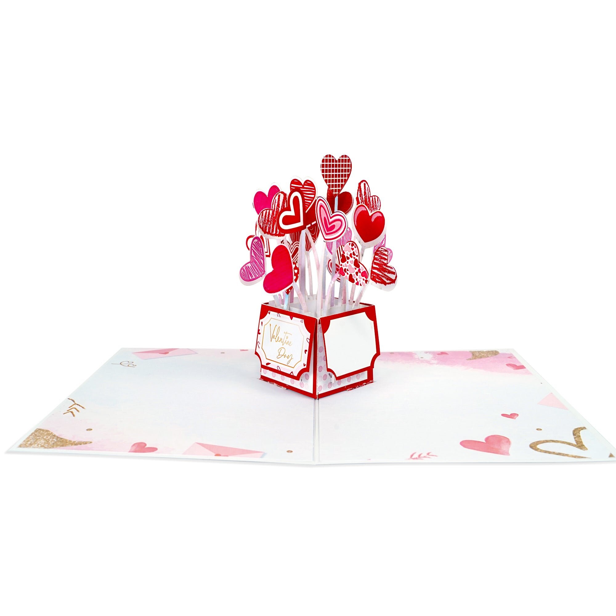 Heart Balloon Valentine Box Pop-up Card - Etsy