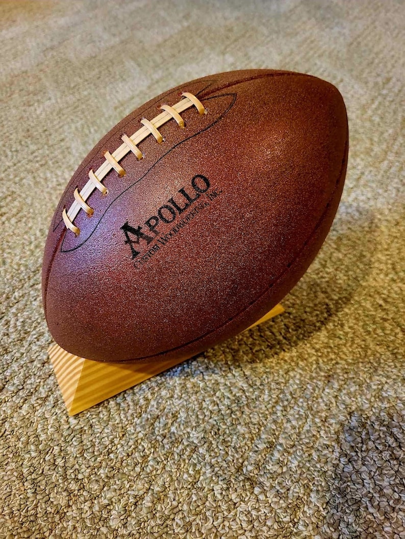 Custom Wooden Football, Handmade Custom Wooden Football, Custom Wooden ...