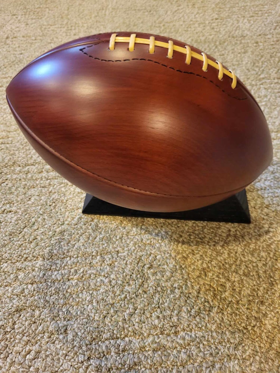 Custom Mahogany Wooden Football Wood Football, Custom Wooden Football ...