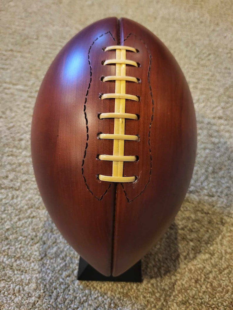 Custom Mahogany Wooden Football Wood Football, Custom Wooden Football ...