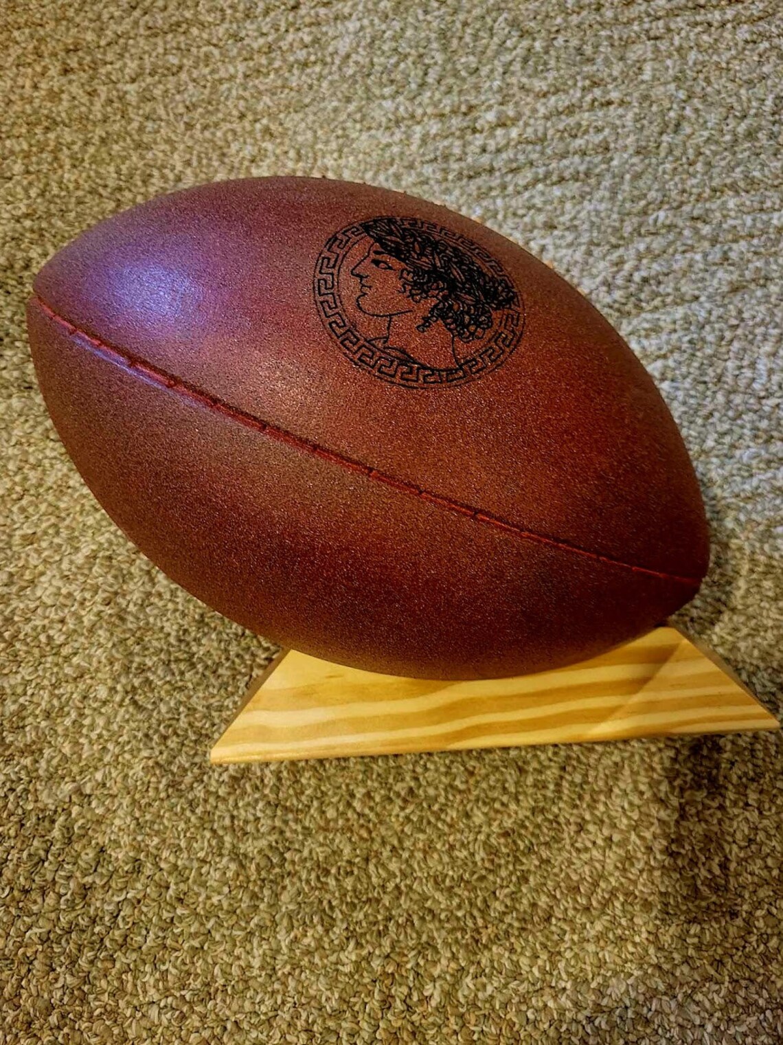 Custom Wooden Football, Handmade Custom Wooden Football, Custom Wooden ...