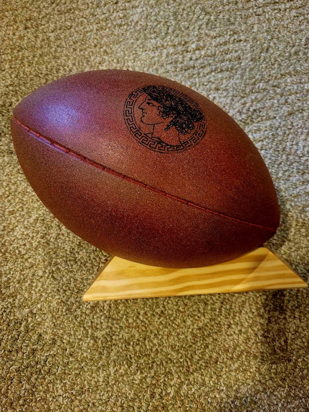Custom Wooden Football, Handmade Custom Wooden Football, Custom Wooden ...