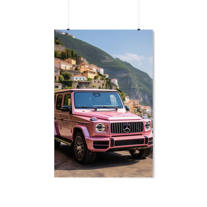 Mercedes G Wagon G63 AMG Matte Pink Positano Coast Stunning Premium ...