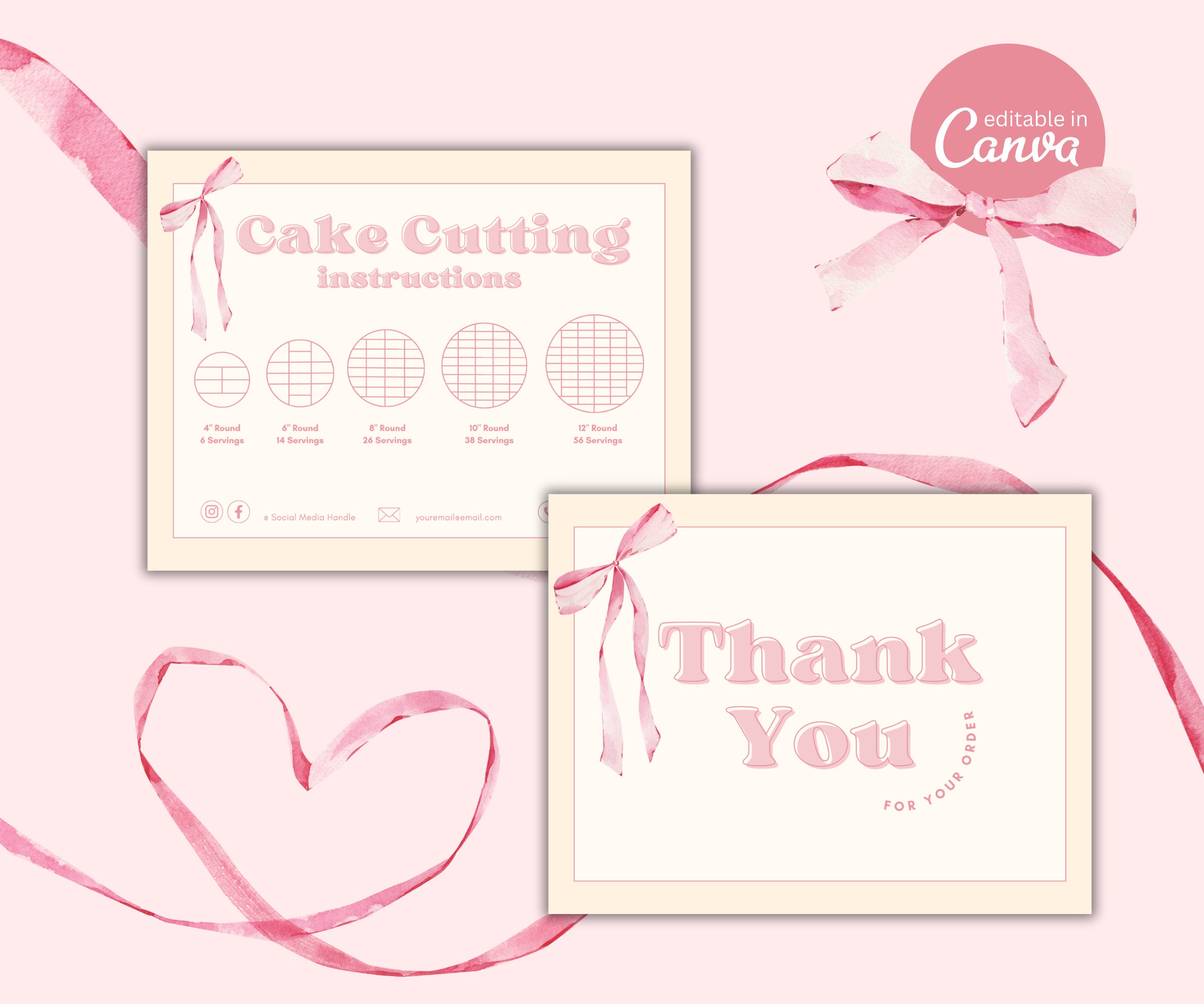 Cake Care Card, Bakery Business Card, Cake Business Card,cake Care ...