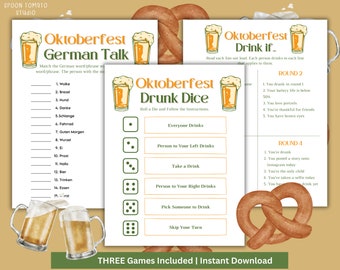 Oktoberfest Game, Printable Oktoberfest Game, Beer Festival Game ...