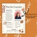 Meet the School Counselor, Printable Template, Editable Counselor ...