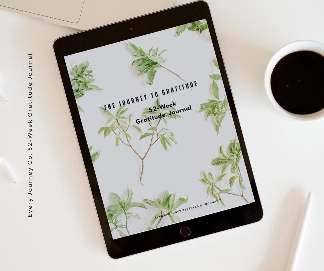 52-week Gratitude Journal Printable | Faith-based Digital Planner ...
